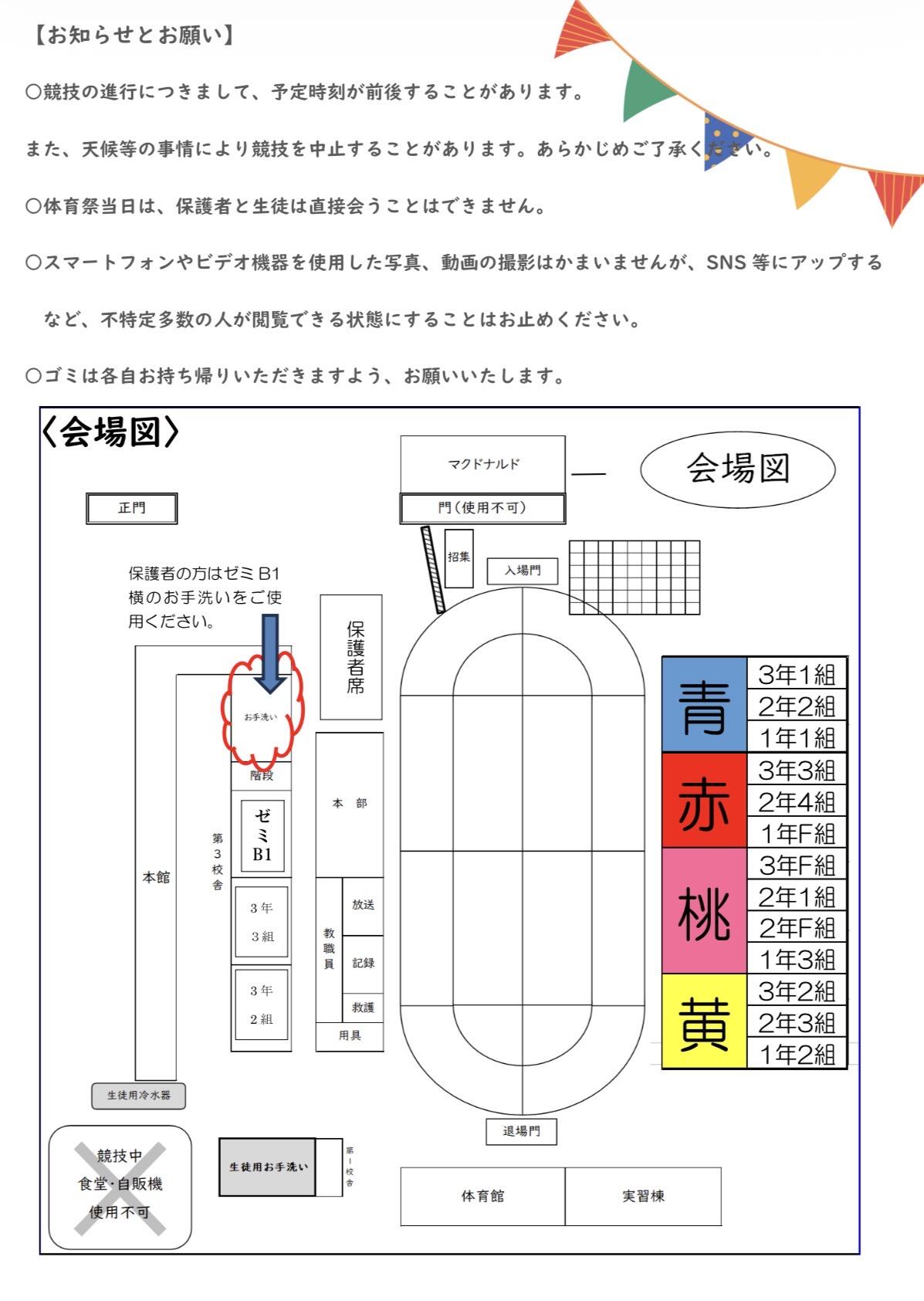 淀商フェスティバル〜体育祭の部〜当日プログラム - 大阪府立淀商業高等学校